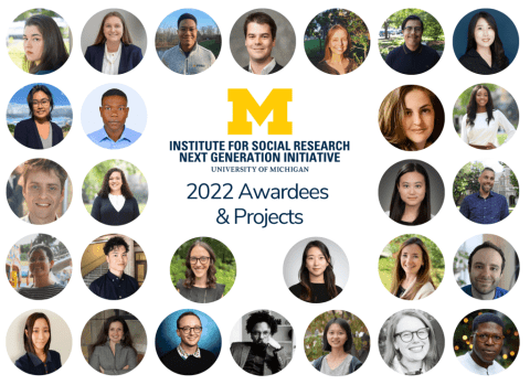 2022 Next Generation Awardees | Institute for Social Research